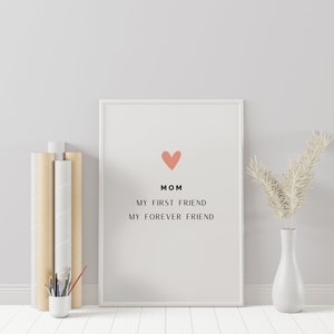 My First Friend My Forever Friend Wall Decor Wall Art - Etsy