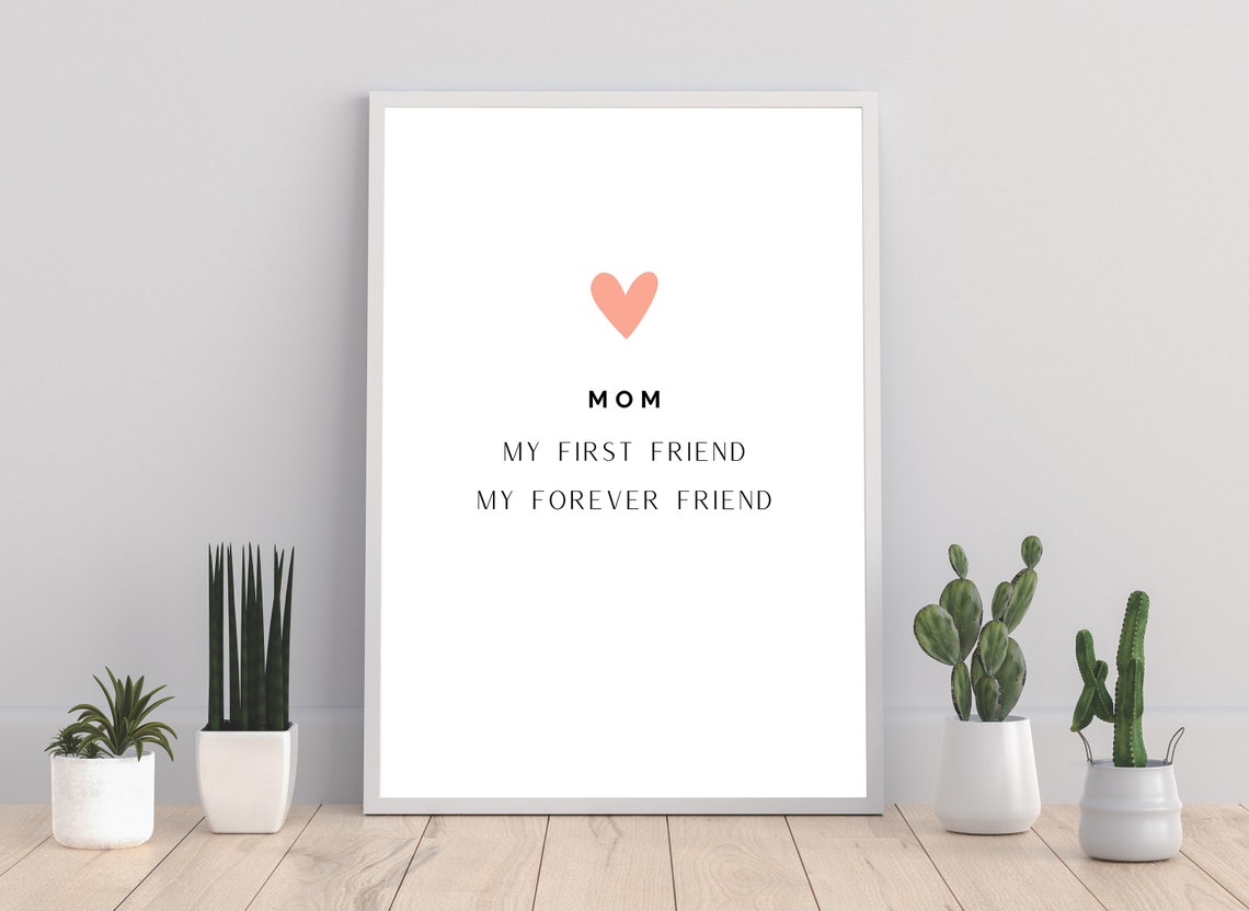 My First Friend My Forever Friend Wall Decor Wall Art - Etsy