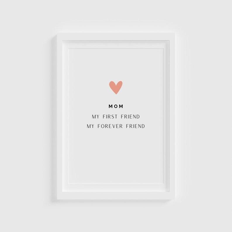 My First Friend My Forever Friend Wall Decor Wall Art - Etsy