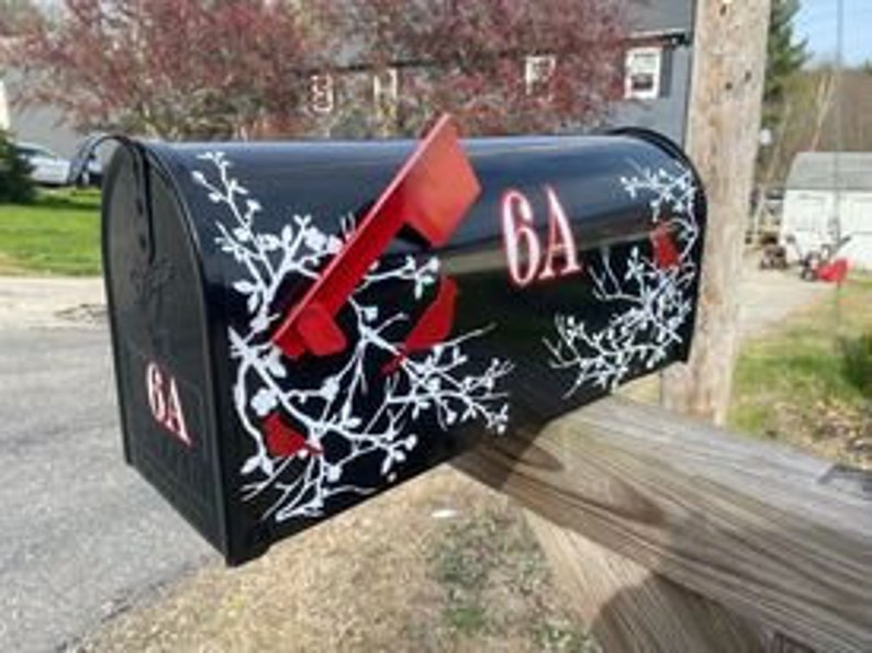 Cardinal Mailbox - Etsy