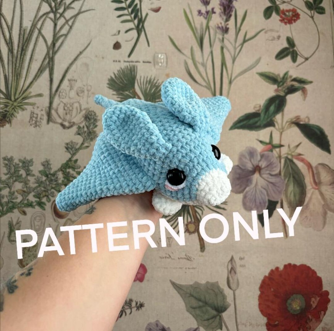 CROCHET Minx the Manta Ray Sprite Amigurumi PATTERN - Etsy