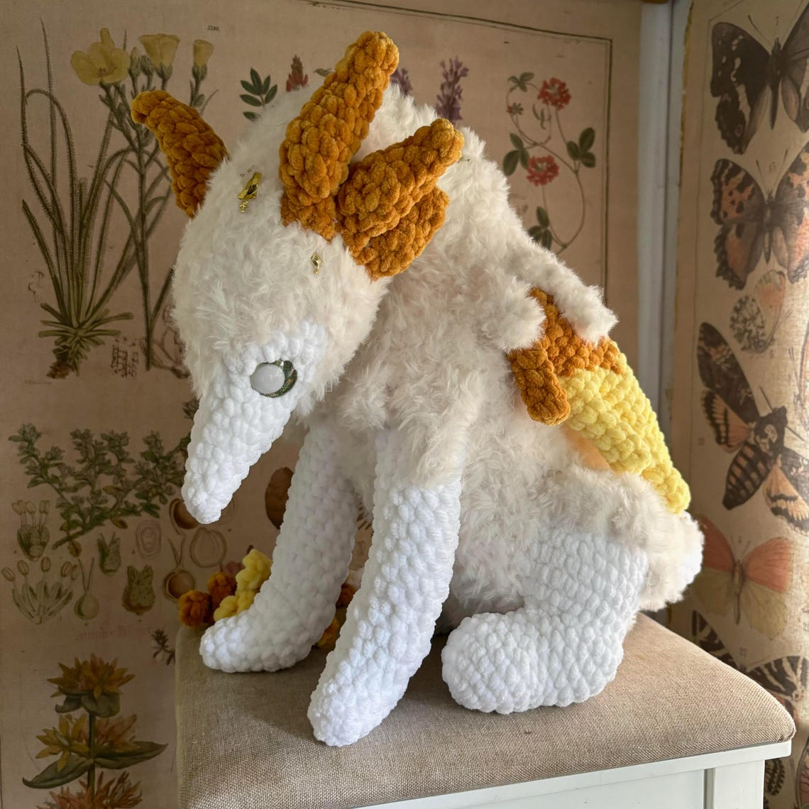 Lucy the Celestial Dragon AMIGURUMI CROCHET PATTERN - Etsy