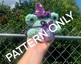 Frog Wizard Crochet PATTERN - Etsy