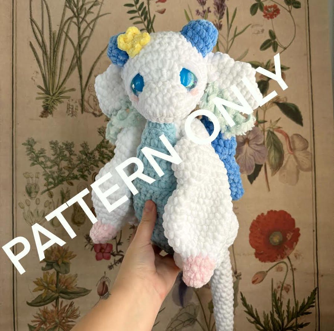 Juvia the Rain Dragon Amigurumi CROCHET PATTERN - Etsy