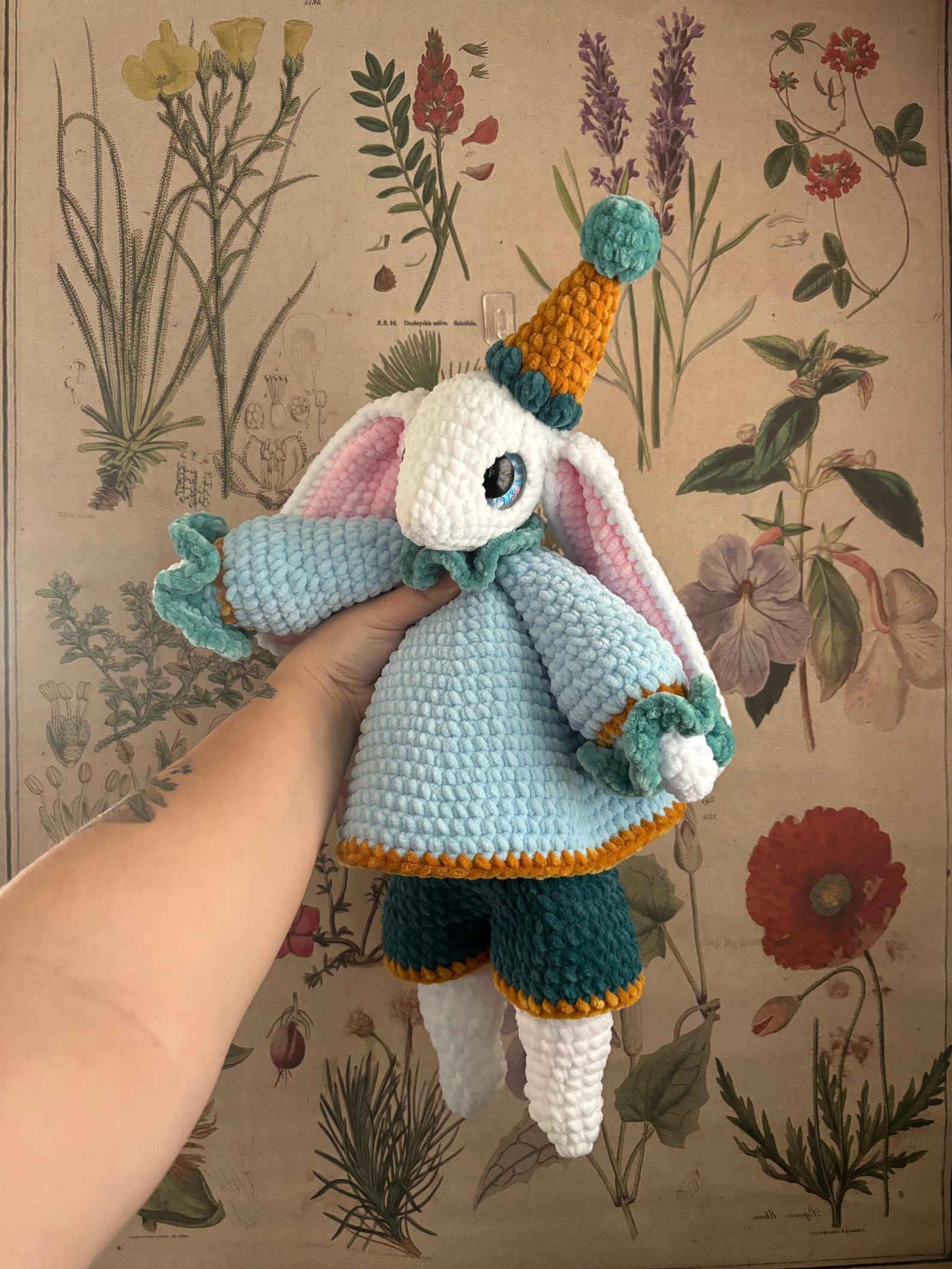 Alice the Clown Bunny Amigurumi Plushie CROCHET PATTERN - Etsy