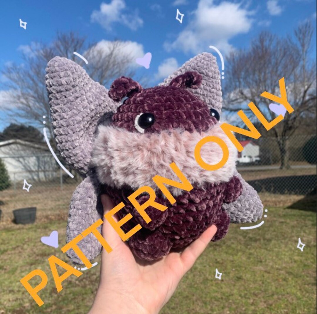 Chunky Moth Crochet PATTERN - Etsy