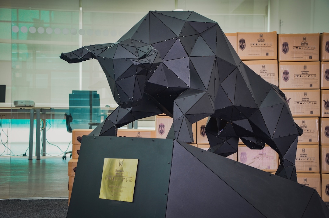 3D Metal Bull Sculpture: Geometric Animal Art, Home Decor - Etsy UK