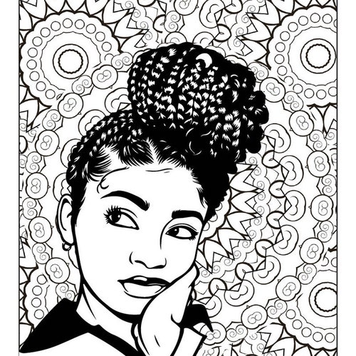 Black Girl Magic Coloring Pages for Kids INSTANT DOWNLOAD - Etsy