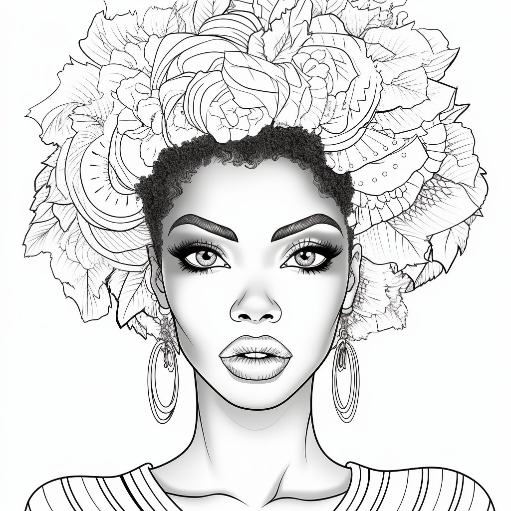 Glamour Goddess Coloring Book Instant Download Over 15 Pages - Etsy
