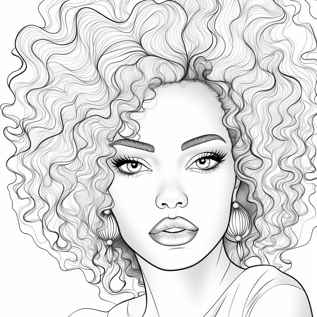 Glamour Goddess Coloring Book Instant Download Over 15 Pages - Etsy