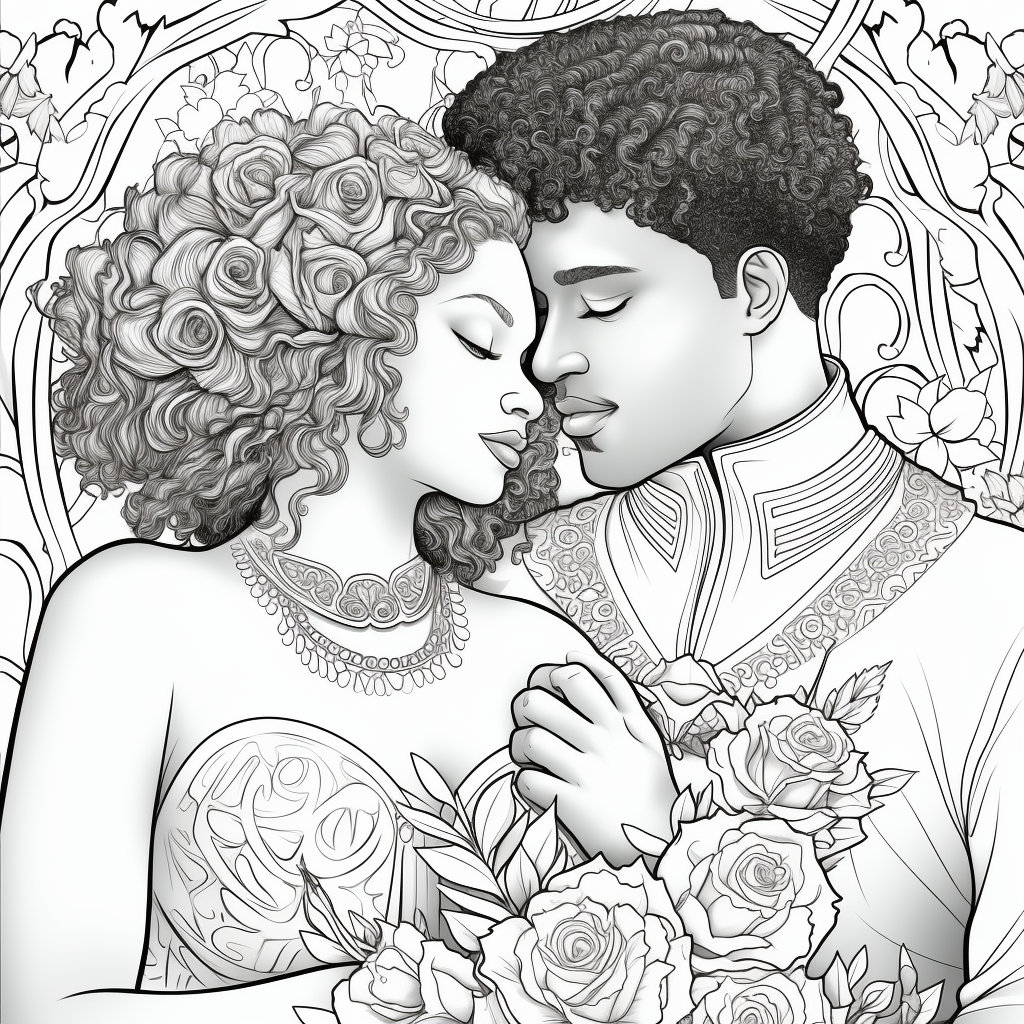 Love in Colors: Valentine's Day Coloring Pages - Etsy