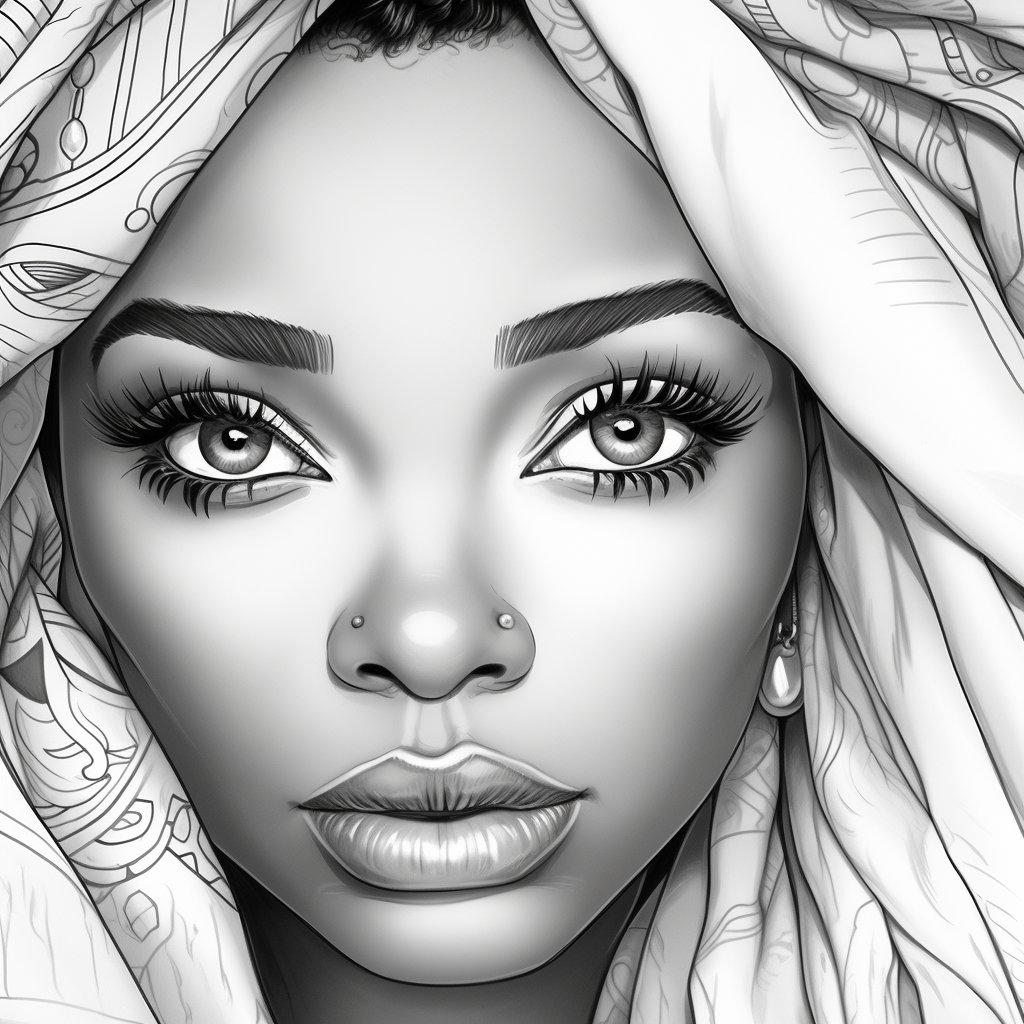 Glamour Goddess Coloring Book Instant Download Over 15 Pages - Etsy