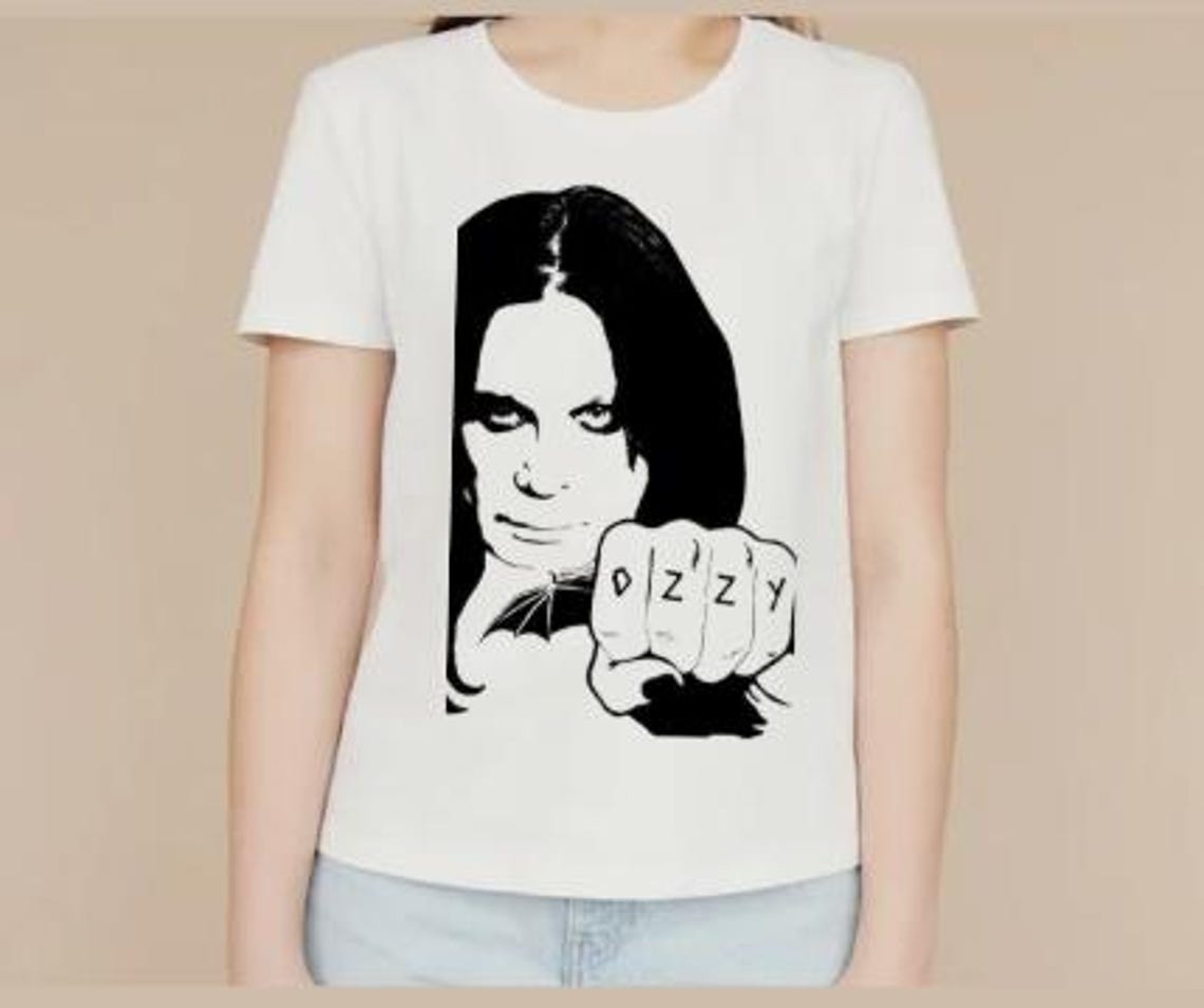 Ozzy SVG PNG | Rock Legend Inspired Stencil Clipart | Cricut ...
