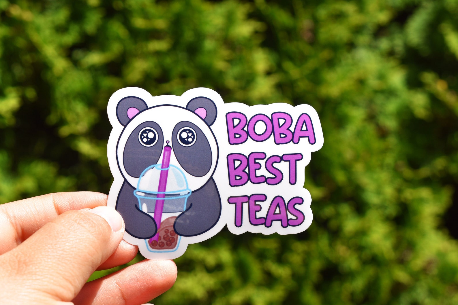 Panda Boba Sticker Bubble Tea Boba Best Teas - Etsy