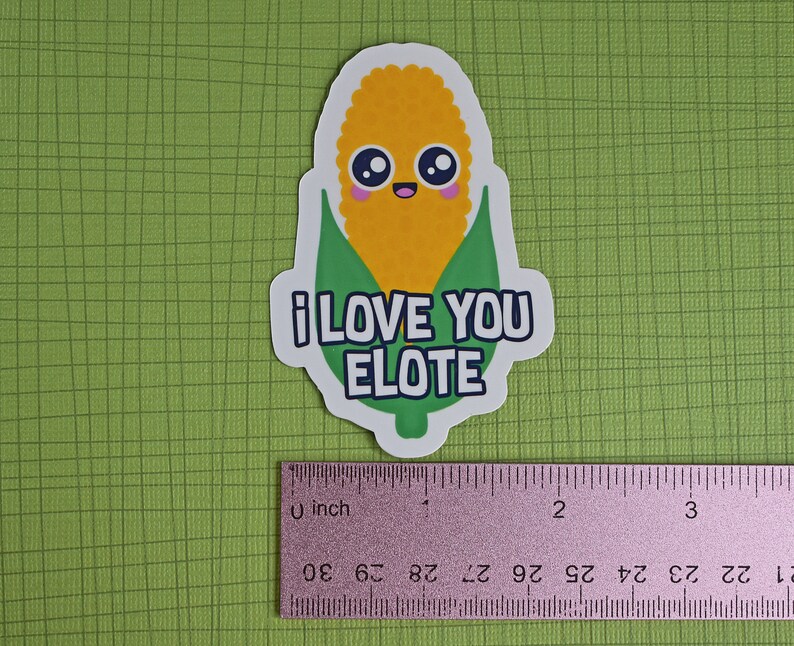 I Love You ELOTE Sticker - Etsy