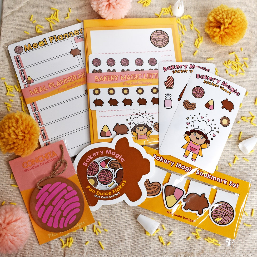 Bakery Magic Bundle- Stationery Set- Pan Dulce - Etsy