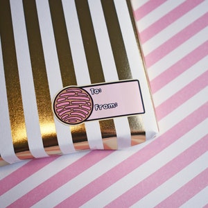 Pan Dulce Gift Tag Stickers 2 Sheets - Etsy