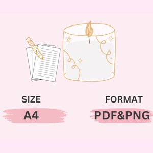 Candle Making Testing Sheet, Printable Candle Testing Notes, Candle ...