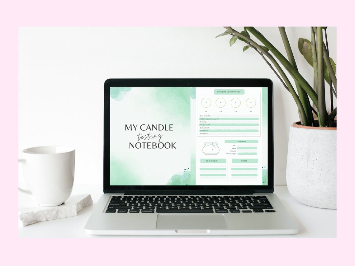 Candle Making Testing Sheet, Printable Candle Testing Notes, Candle ...