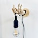 Wooden Mannequin Poseable Hand Lamp, Wall Light, Desk Lamp, Funky Lamp ...