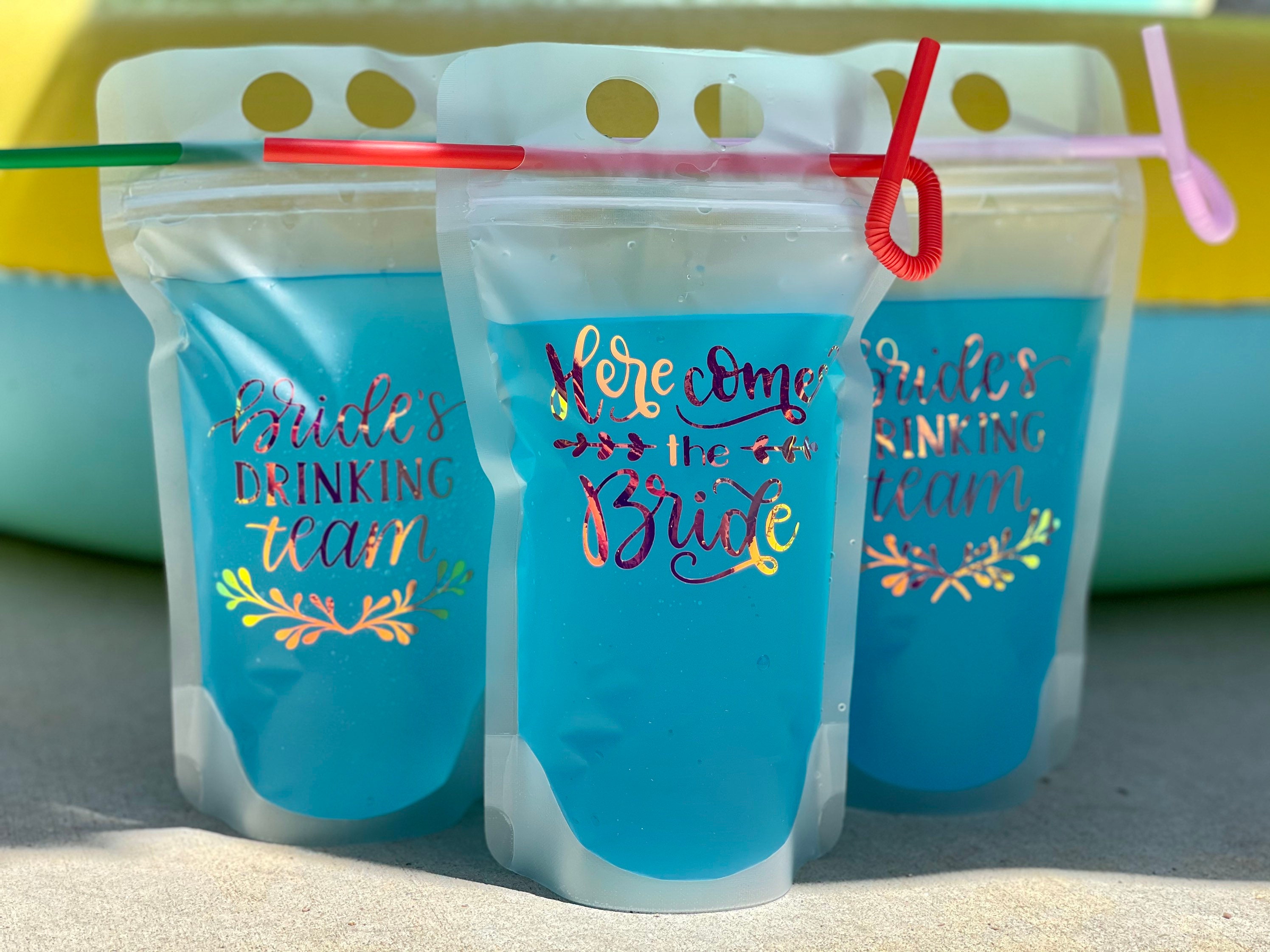 Personalized Adult Juice Pouch | Etsy