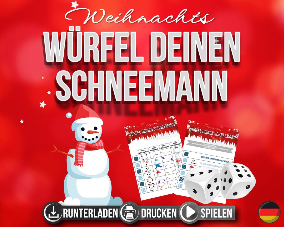 Christmas Dice Game Coloring Game for Children Christmas Games in ...