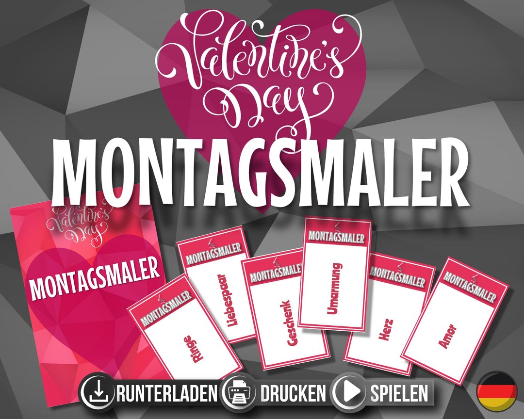Valentinstag Montagsmaler | Druckbare Spiele | Valentin Spiele Auf ...