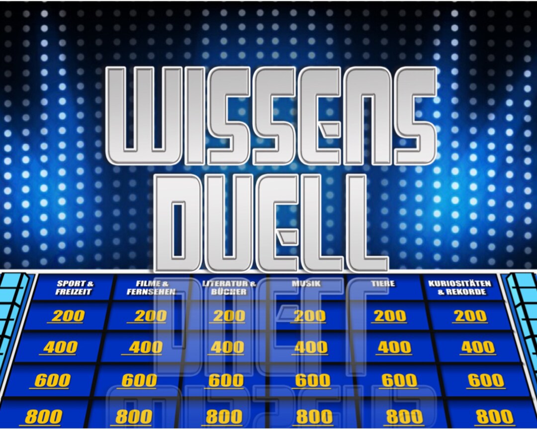Wissens Duell | Powerpoint-spiel | Party-spiel | Familien Spiel ...