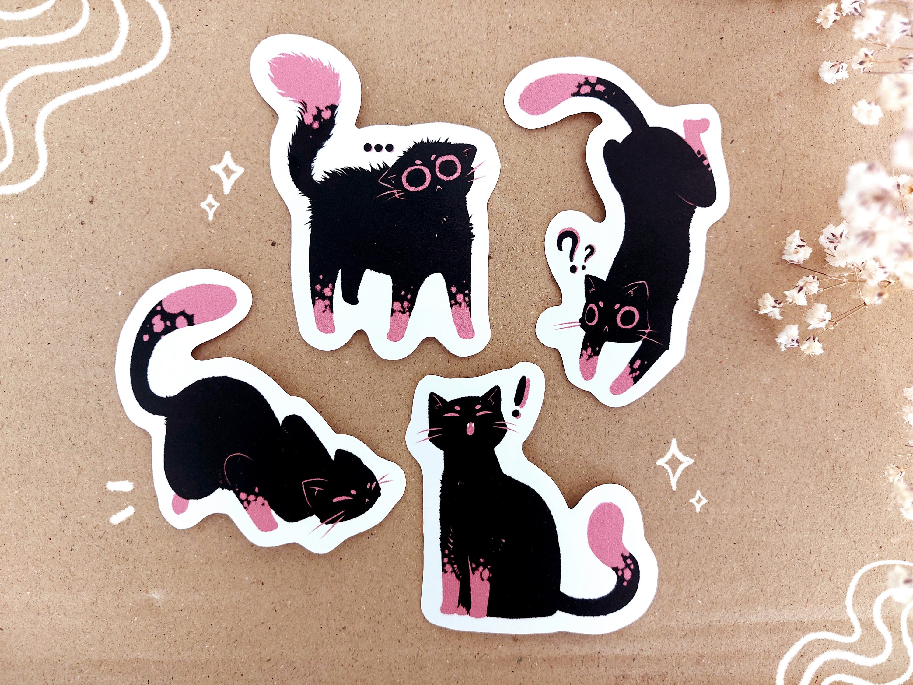 Peaches the Cat Sticker / Kitten Sticker / Cute Sticker - Etsy