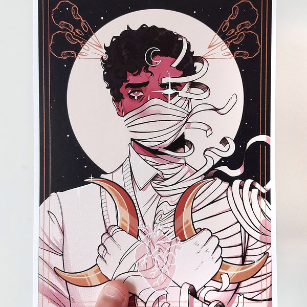 Moon Knight Keychain - Etsy