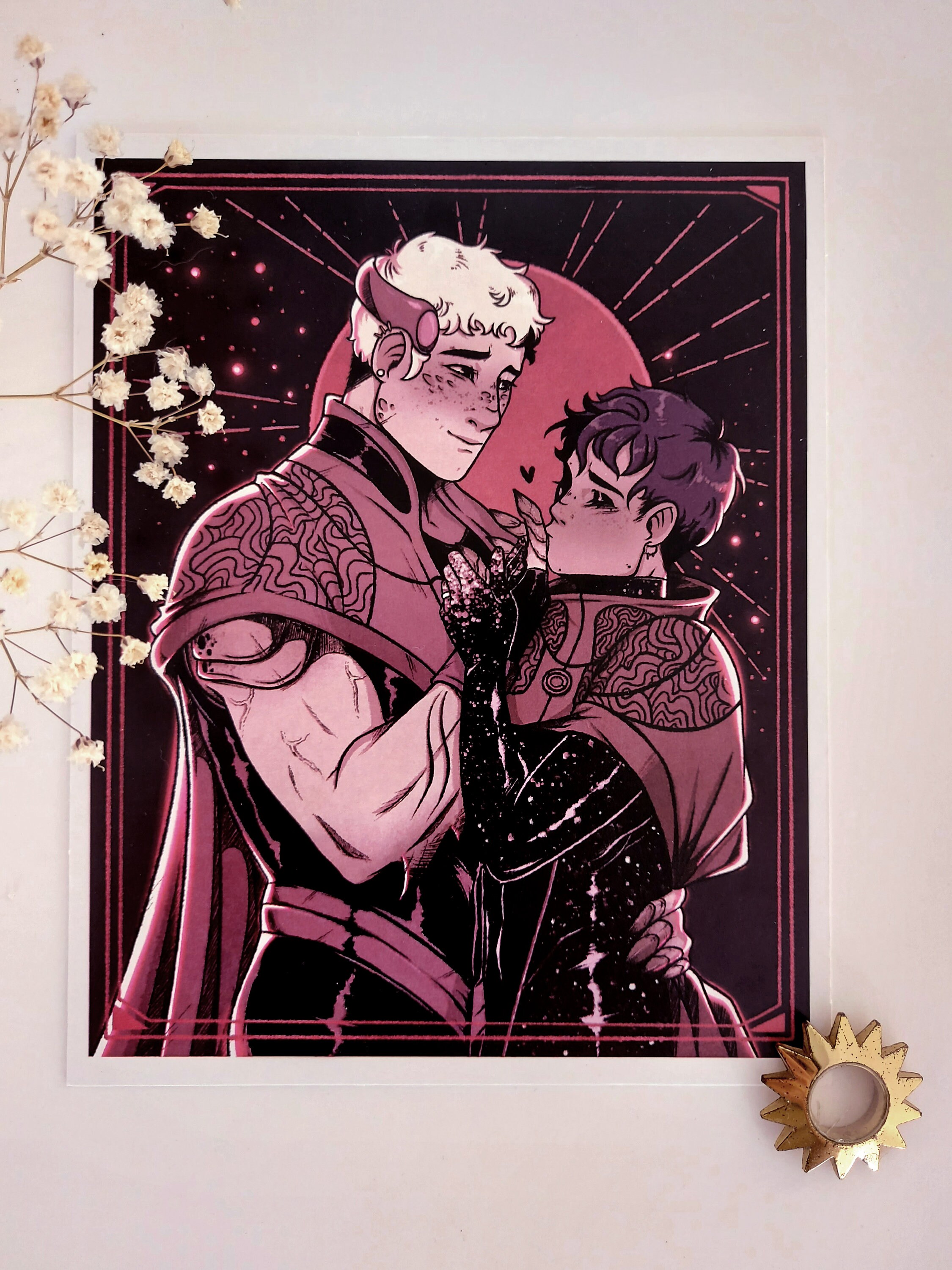 The Emperor and His Beloved Court Wizard / Wickling Print - Etsy