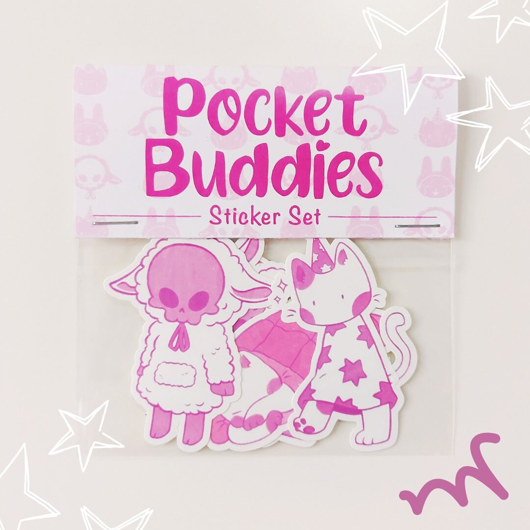 Pocket Buddies | Sticker Pack - Etsy