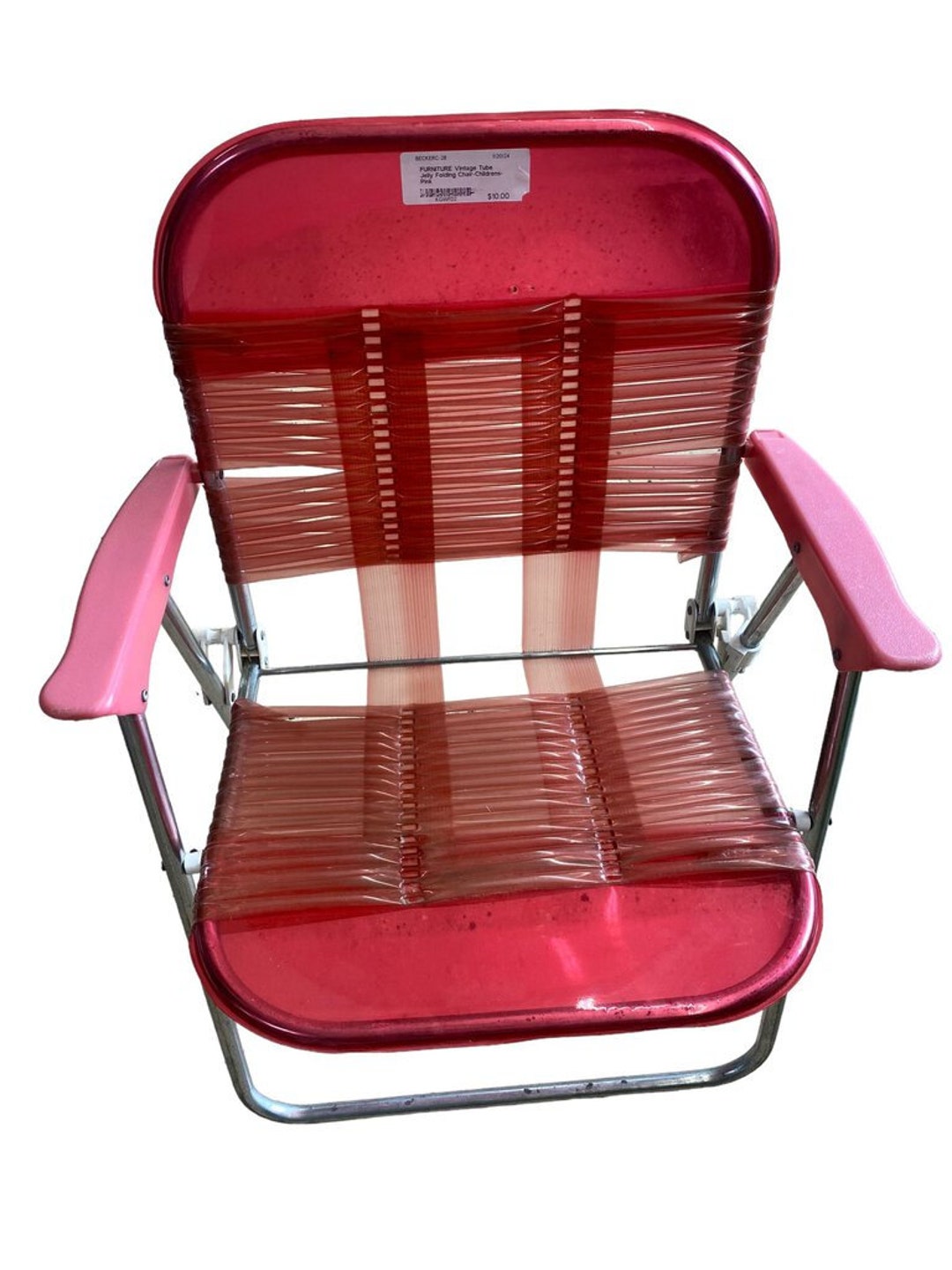 Vintage Tube Jelly Folding Chair Children's Pink - Etsy