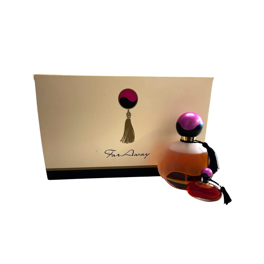 Avon Far Away Perfume Set With Full-size & Mini Bottles in Original ...