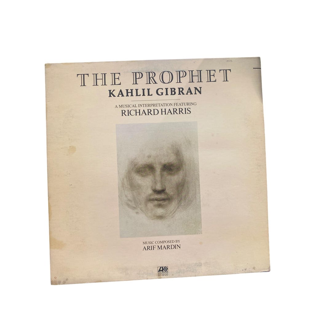 The Prophet Kahlil Gibran Richard Harris Vinyl LP 1974 Arif Mardin ...