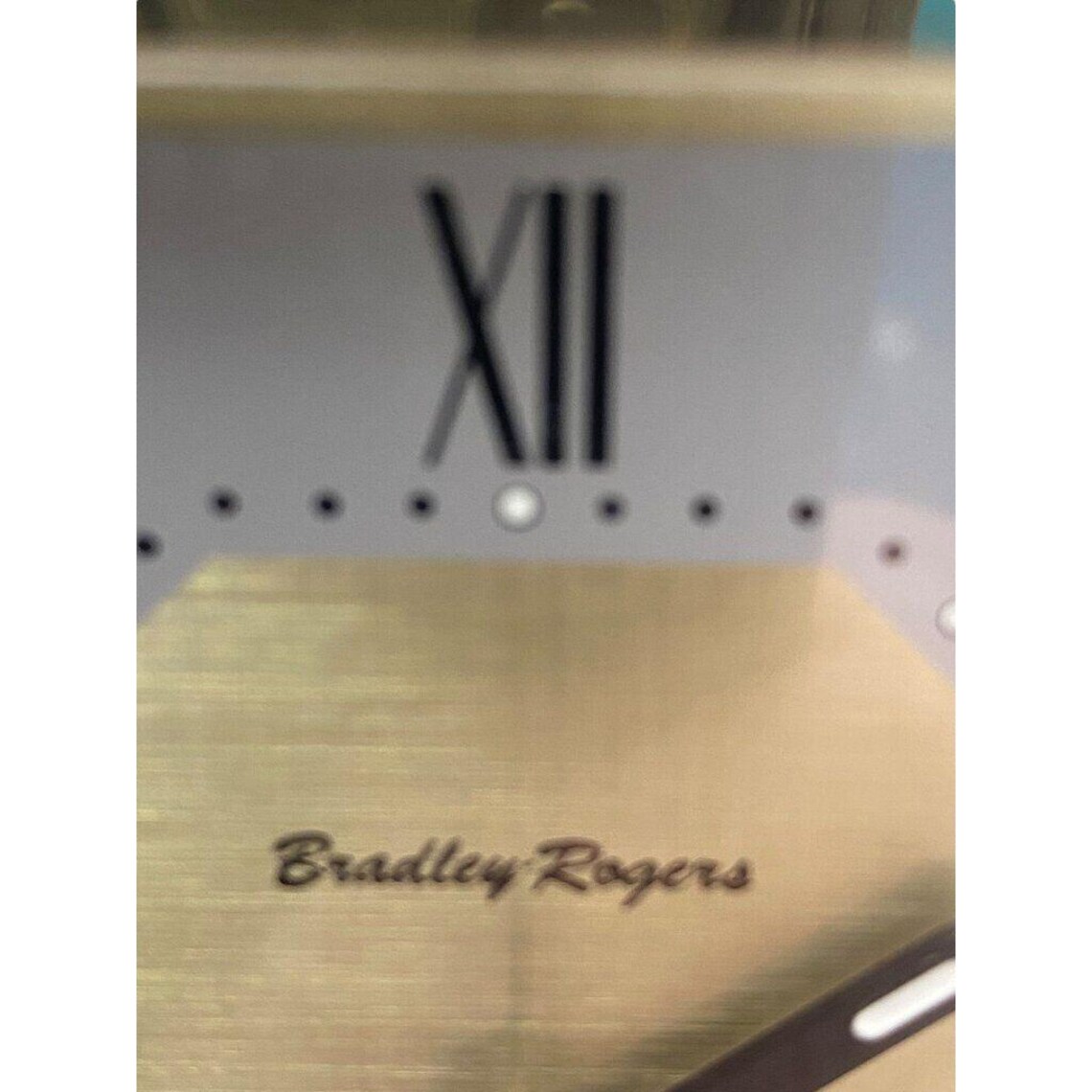 Bradley Rogers Quartz Alarm Clock Conoco Brass Battery Operated - Etsy