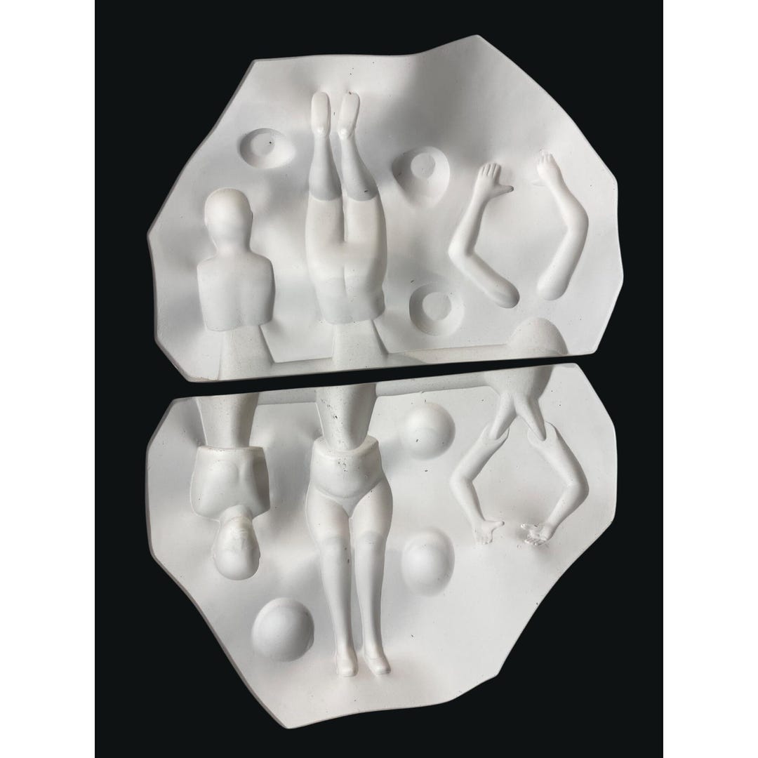 Vintage Bell Mold 2516 Ceramic Slip Casting Mold for Art & Craft ...