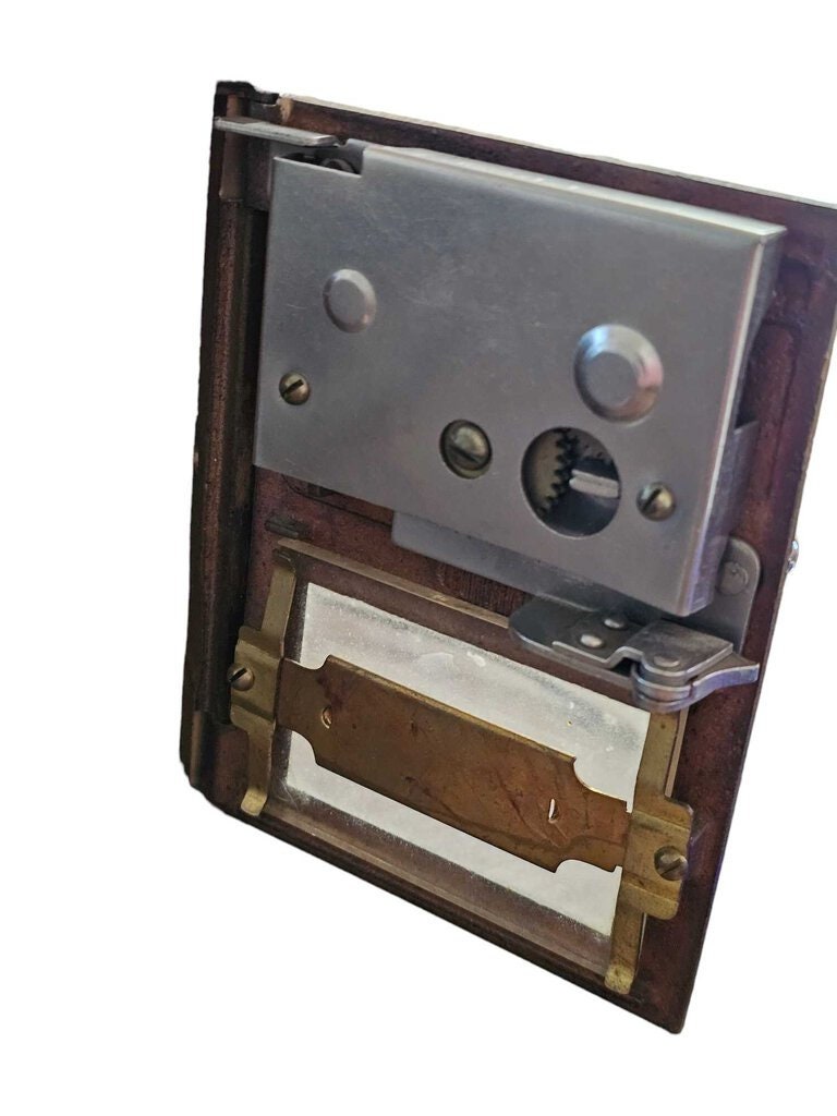 Antique USPS PO Post Office Box 442 Door Bank With Double Letter ...