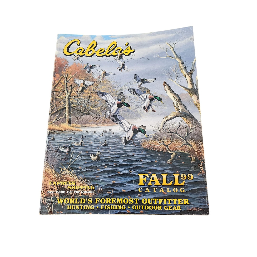 Cabelas Fall 1999 Catalog Hunting Fishing Outdoor Gear - Etsy
