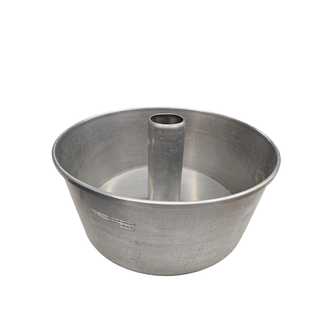 Vintage Aluminum Angel Food Cake Pan With Removable Bottom - Etsy