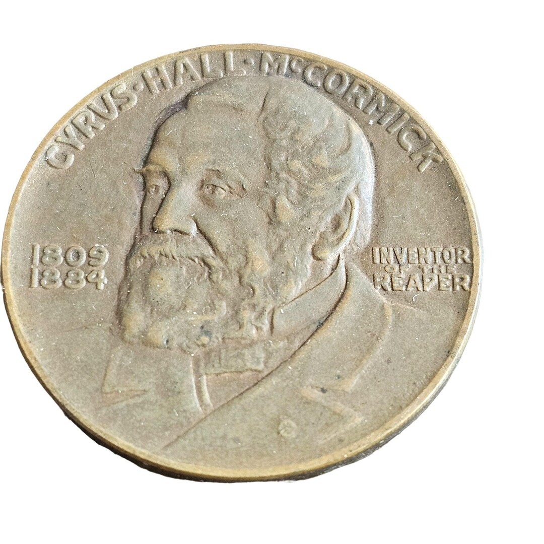 Cyrus Hall Mccormick Centennial of the Reaper 1931-1931 Commemorative ...