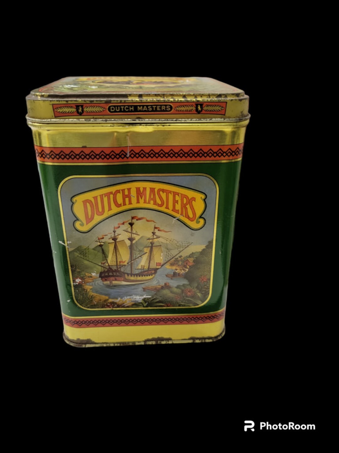 Vintage Dutch Masters Cigar Tin 5 Count President Empty - Etsy