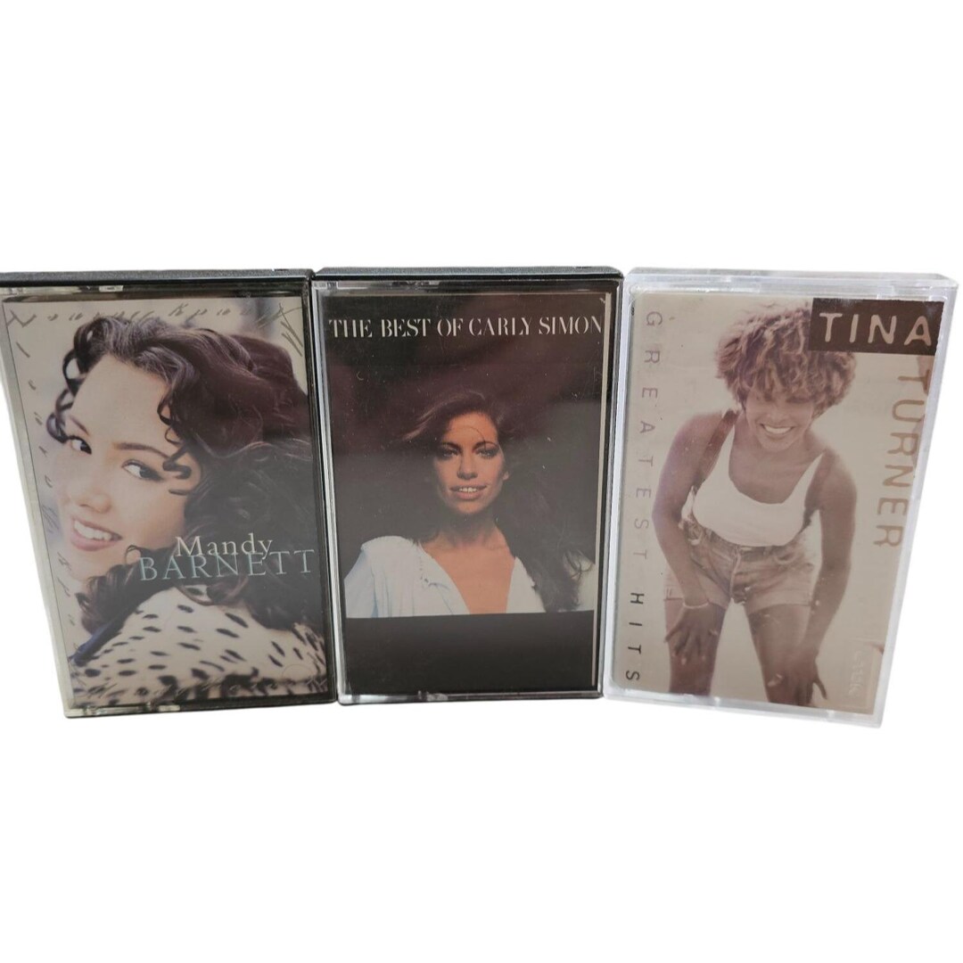 Mandy Barnett Carly Simon & Tina Turner Greatest Hits Cassette Tapes ...