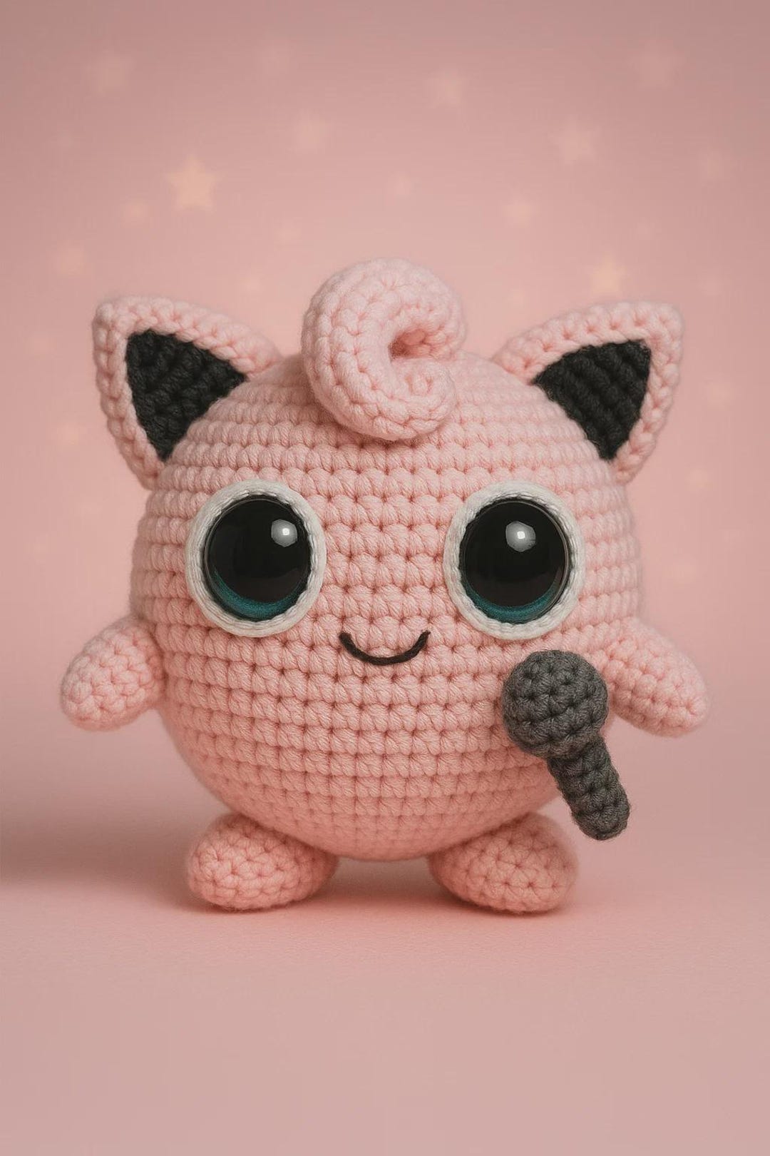 Handmade Jigglypuff Amigurumi Plush 15 Cm Crochet Toy Fan Art Gift - Etsy