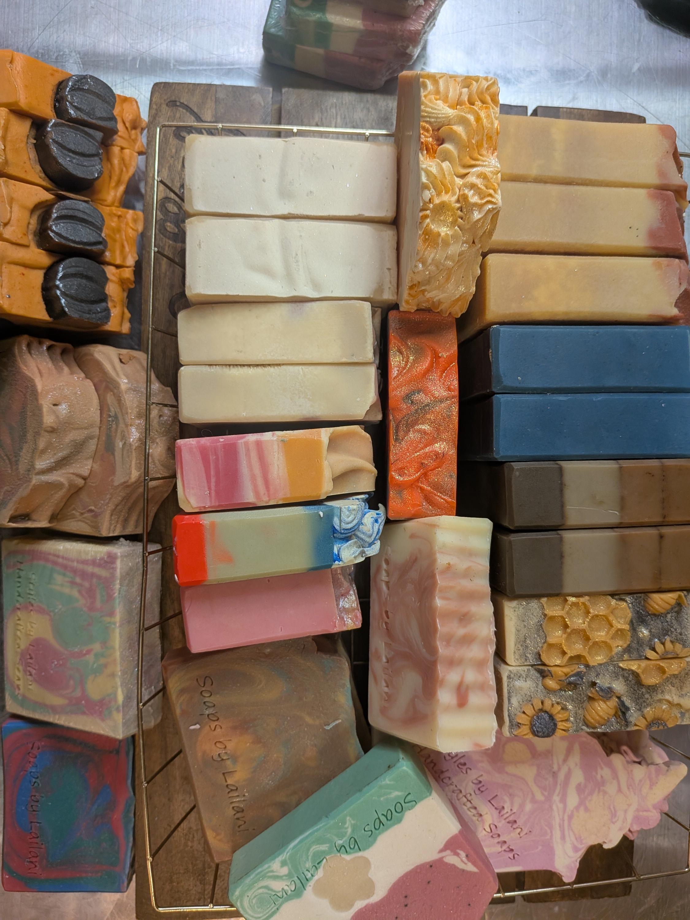 Unlabeled Bulk Soap Bars-variety Pack Natural Handmade Soap - Etsy