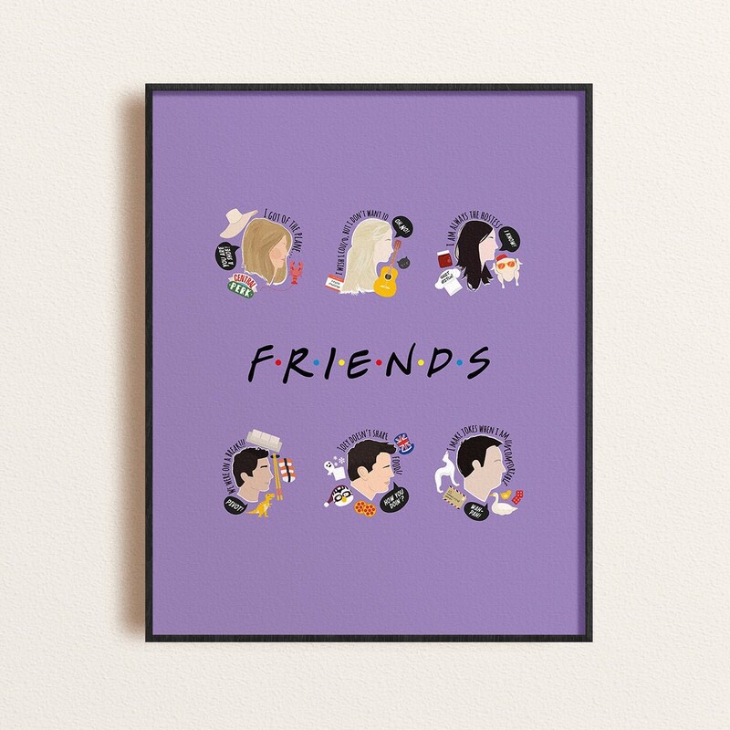 Friends Poster - Etsy UK