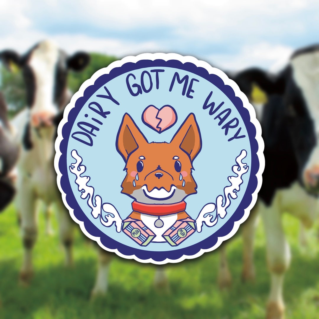 Lactose Intolerance Sticker | Funny Dietary Restriction Weatherproof ...