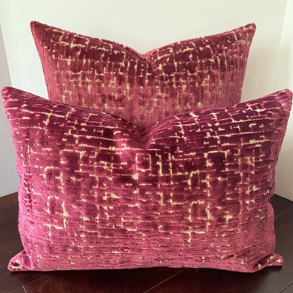 Maroon Pillows - Etsy