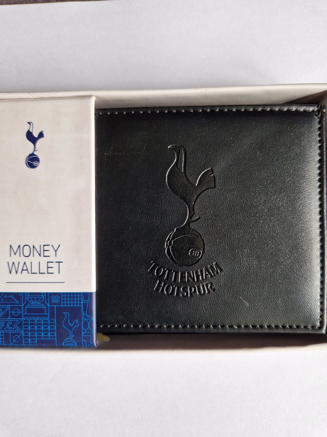 TOTTENHAM HOTSPUR FOOTBALL Club Official Embroided Crest Leather ...