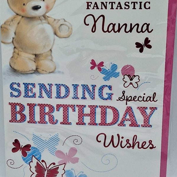 Nanna Birthday Card - Etsy UK
